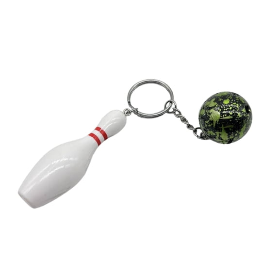 Bowling Chain Bowling Pin Keychains Keyholders Bowling Pin Pendant ...