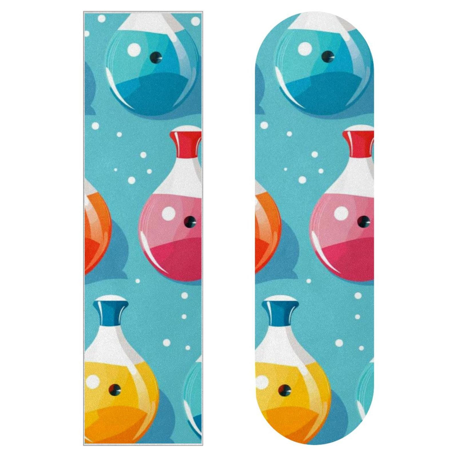 Bowling Emery Skateboard Grip Tape Stickers Pack of 2 | Premium PVC ...