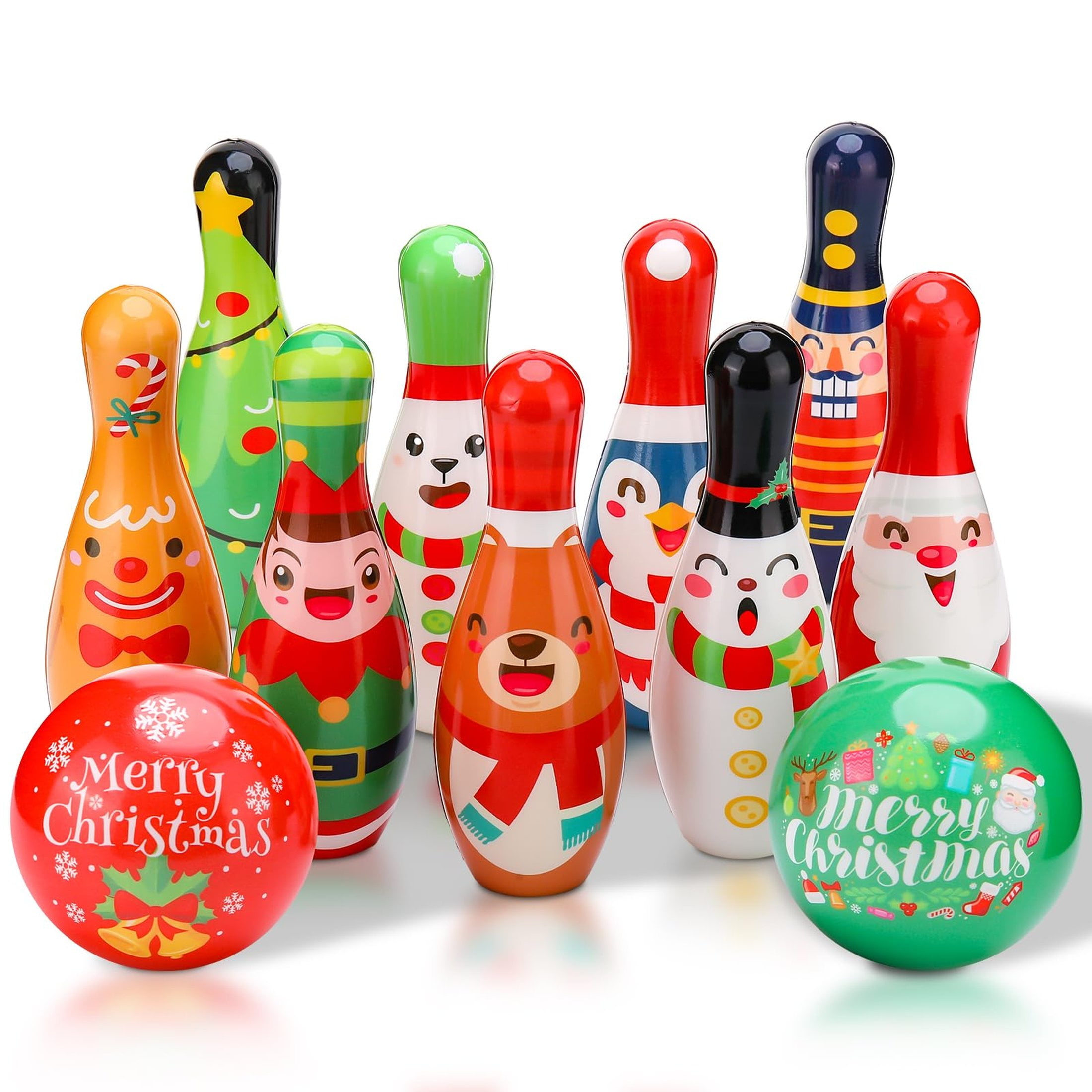 Bowling Fun for Kids Set - 12 Piece Toddler Bowling Game with 10 ...