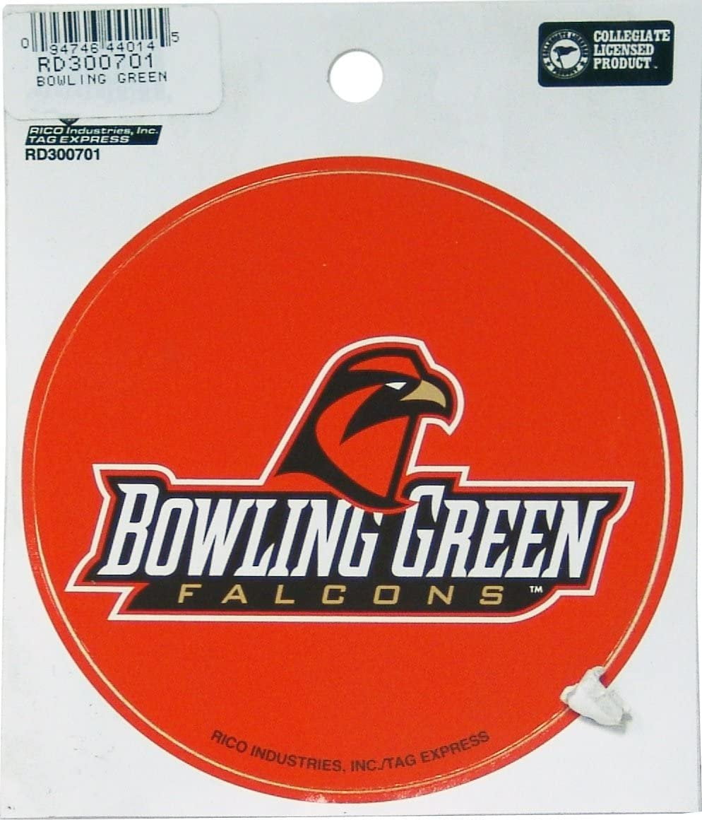 Bowling Green University Falcons 4 Inch Round Decal Sticker Adhesive ...