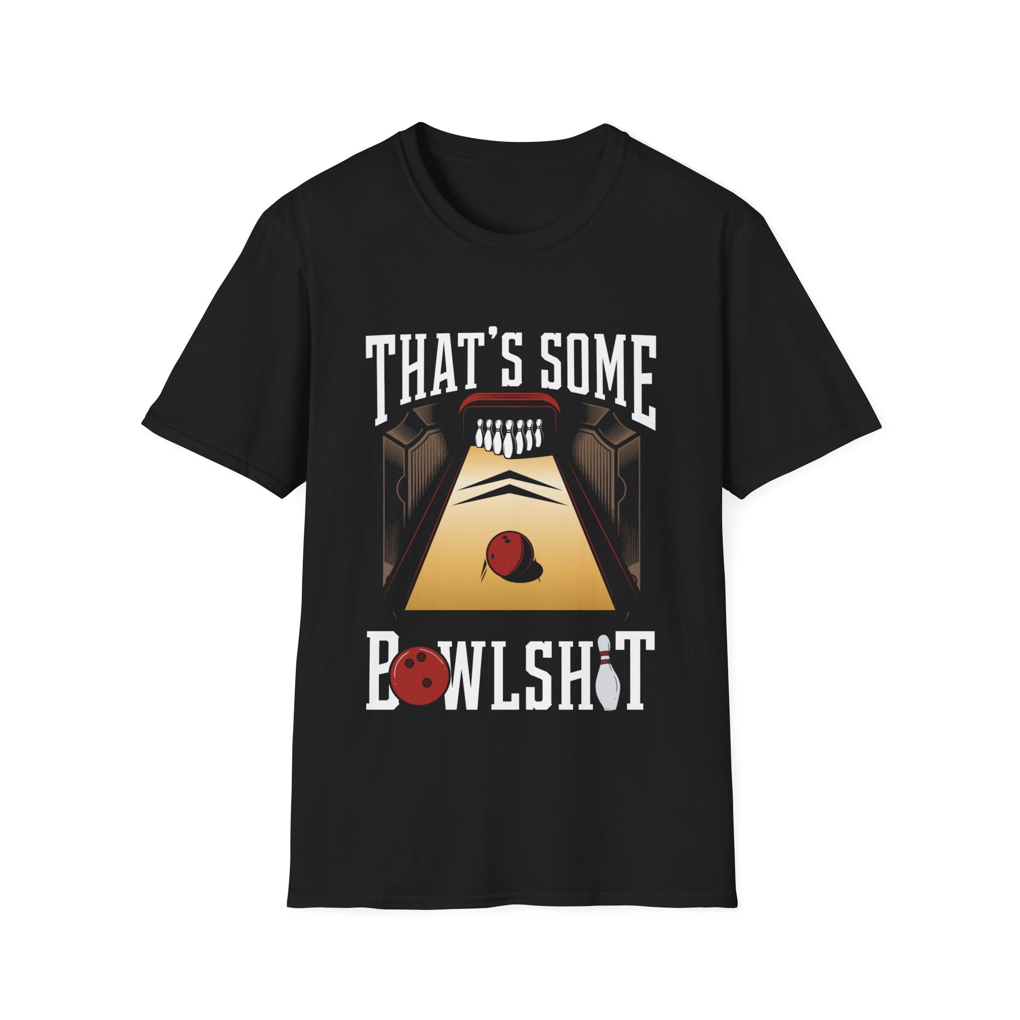Bowling Humor Bowlsh!t Retro Bowling Lovers Bowler - Walmart.com