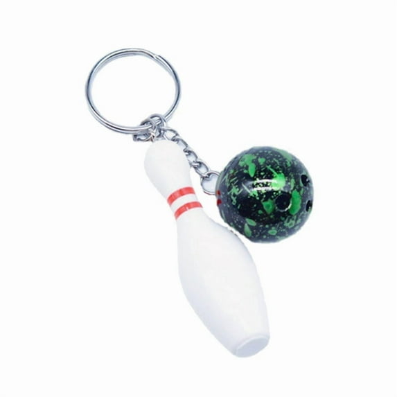 Bowling Key Chain Bowling Pin Keychains Keyholders Bowling Pin Pendant ...