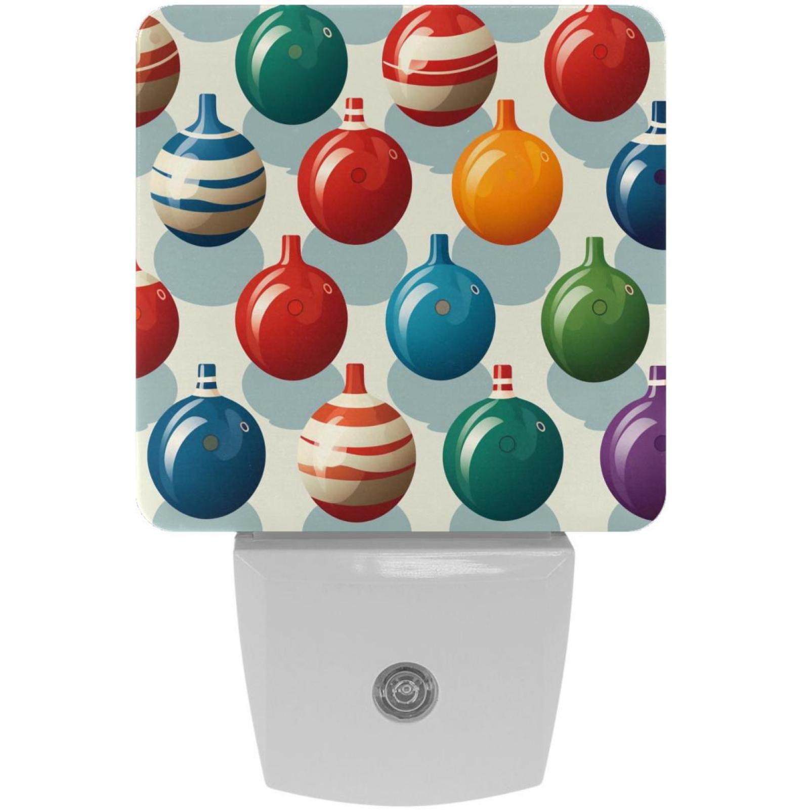 Bowling LED Square Night Lights - Modern Design, Soft Glow, Energy ...