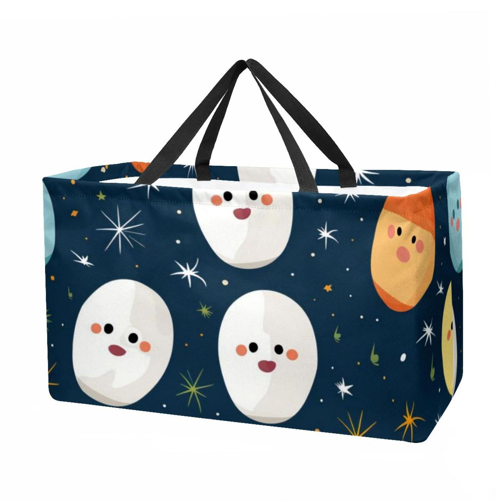 Bowling Large Capacity Reusable Foldable Oxford Cloth Picnic Basket ...