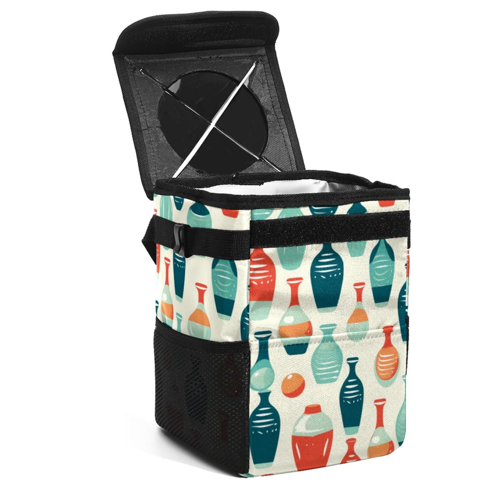 Bowling Mini Trash Can Car Trash Can Trash Can for Car: Foldable, with ...