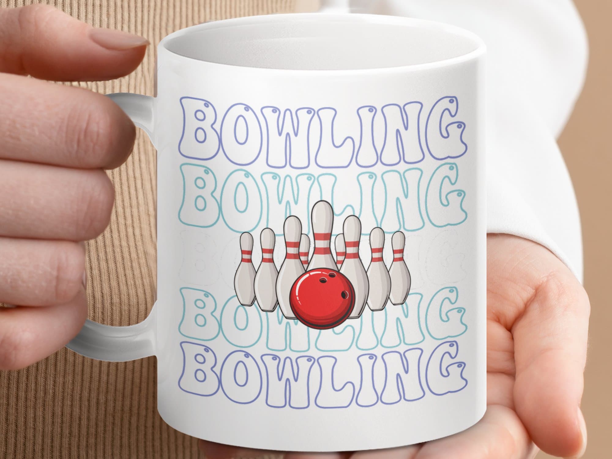 Bowling Mug, Fun Gift Coffee Cup for Bowling Enthusiasts - Walmart.com