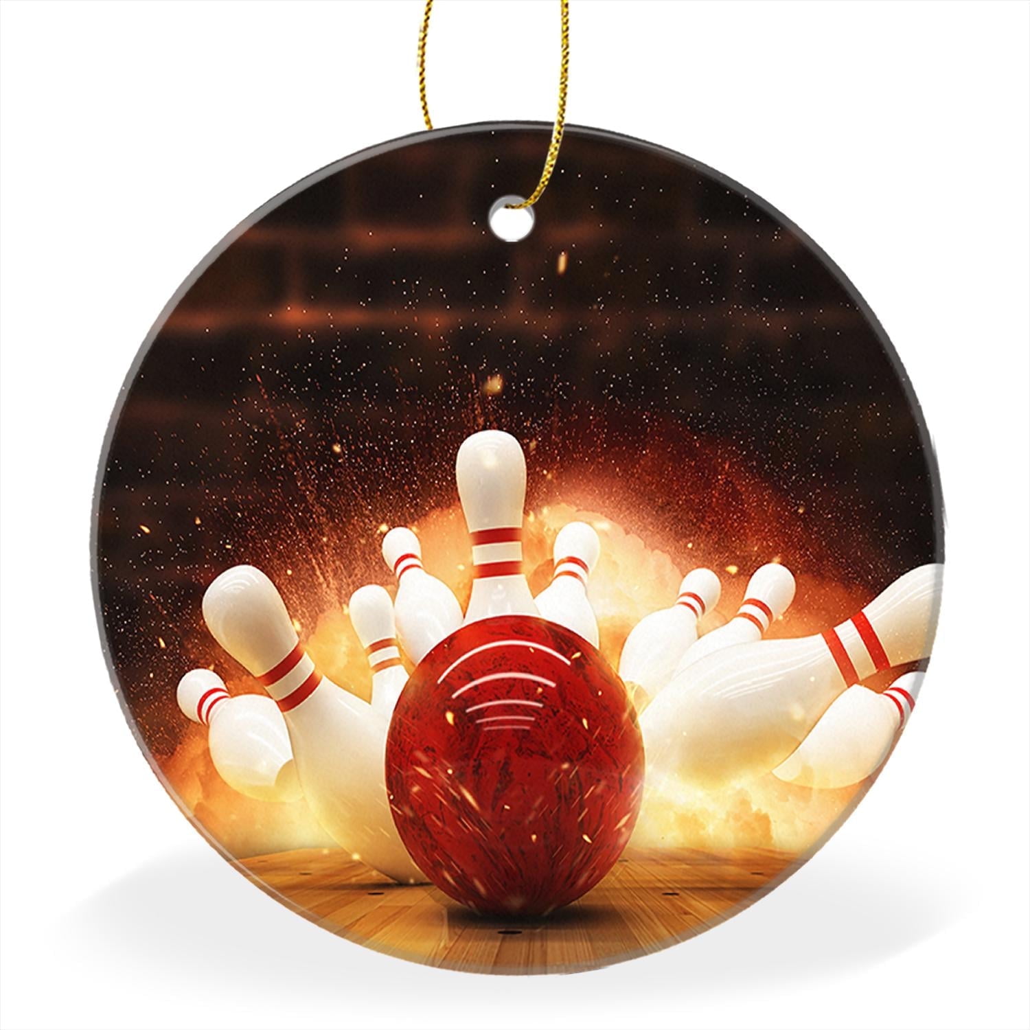 Bowling Ornaments Christmas Ornament Xmas Tree Decor Christmas Tree ...