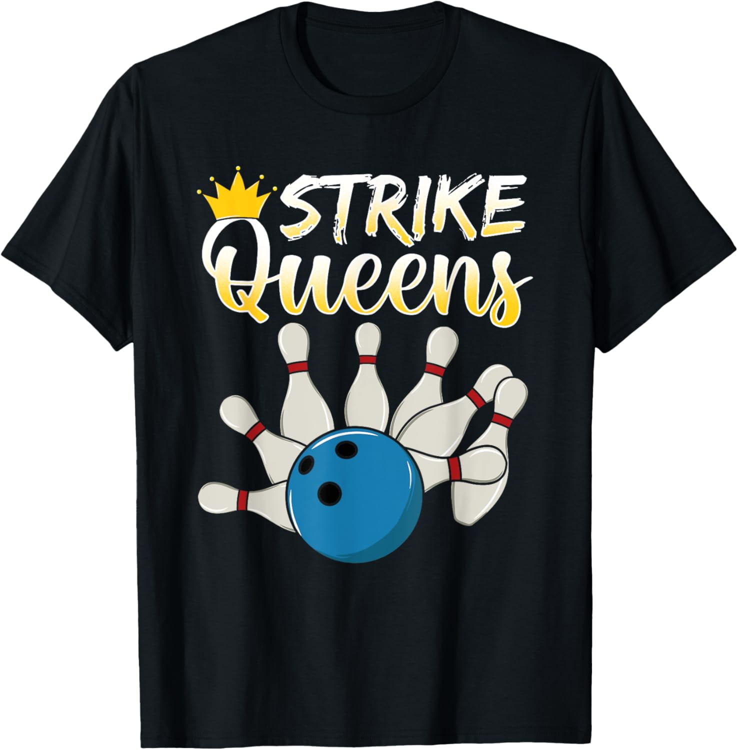 Bowling Outfit Strike Queens Women Kids Bowler T-Shirt - Walmart.com