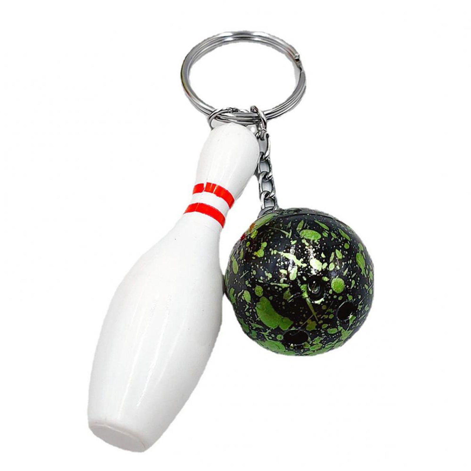 Bowling Pendant Hangings Ornament Bowling Pin Keychain Charm Sport ...