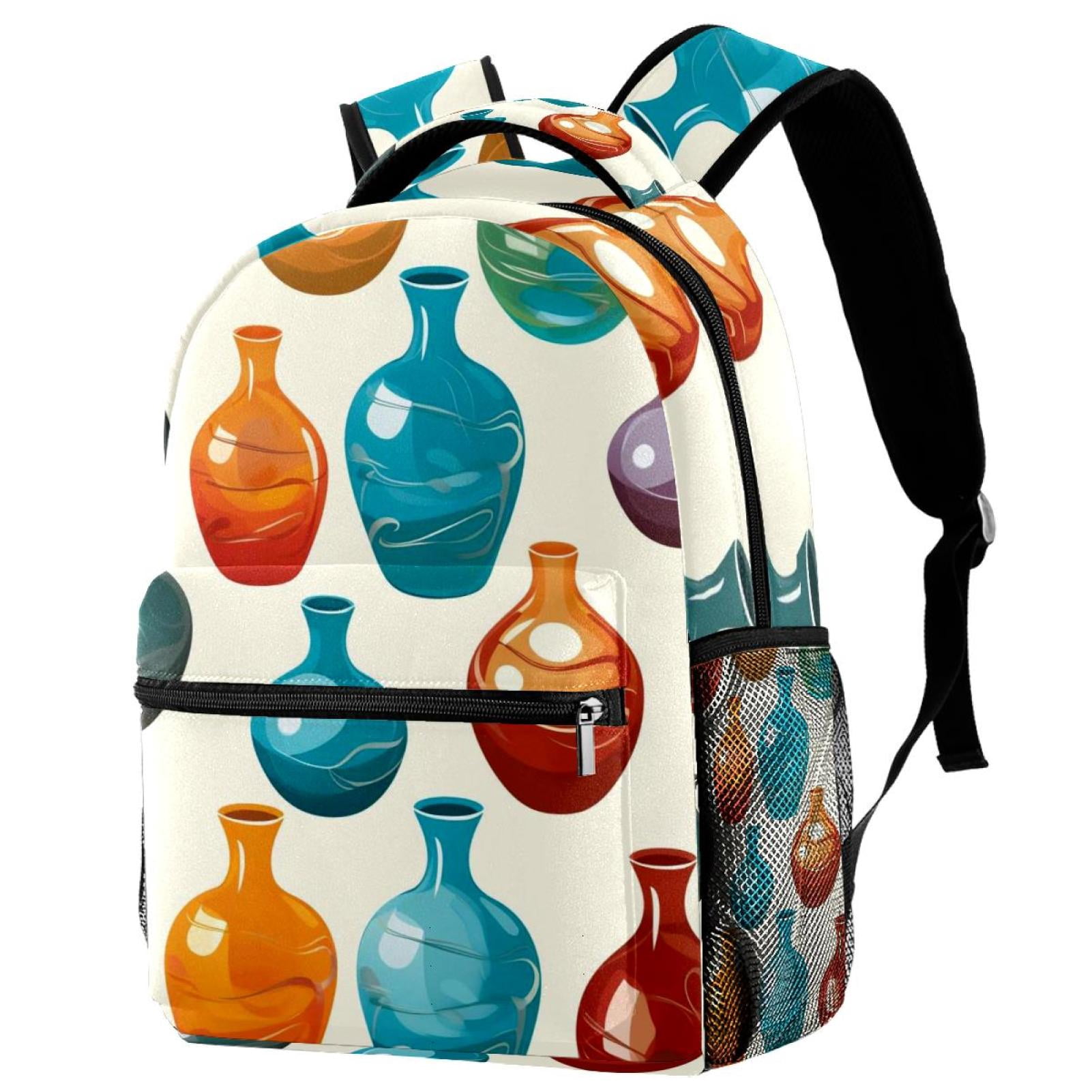 Bowling Pin Prints Casual Backpacks Lightweight Premium Backpack with 1 ...