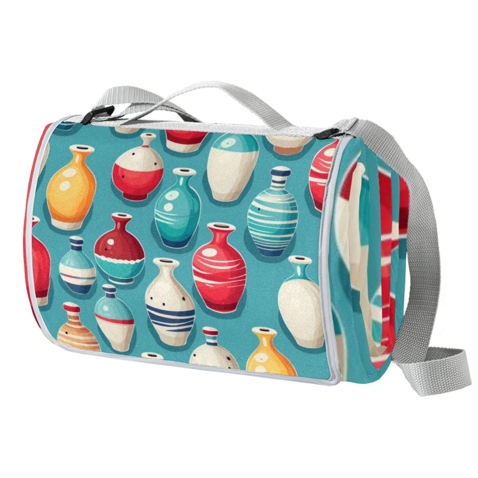 Bowling Portable Canvas Picnic Blanket Waterproof Backing for Outdoor ...