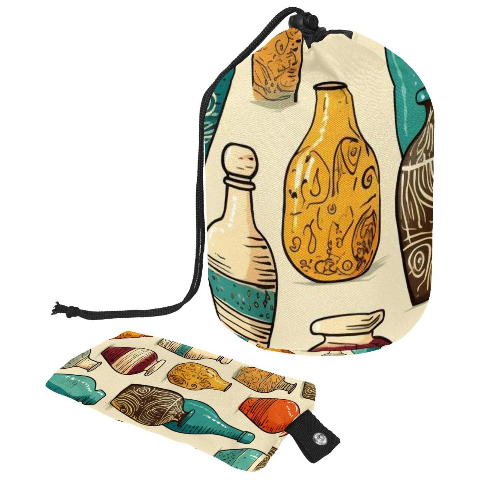 Bowling Portable Drawstring Foldable Travel Laundry Bag with Mesh Bags ...