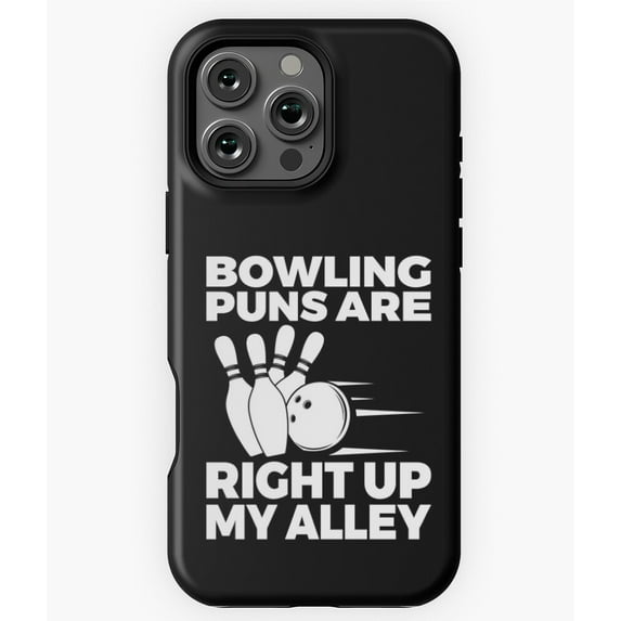Bowling Pun Funny Gift Item Phone Case for iPhone 16 15 14 13 12 11 Pro ...