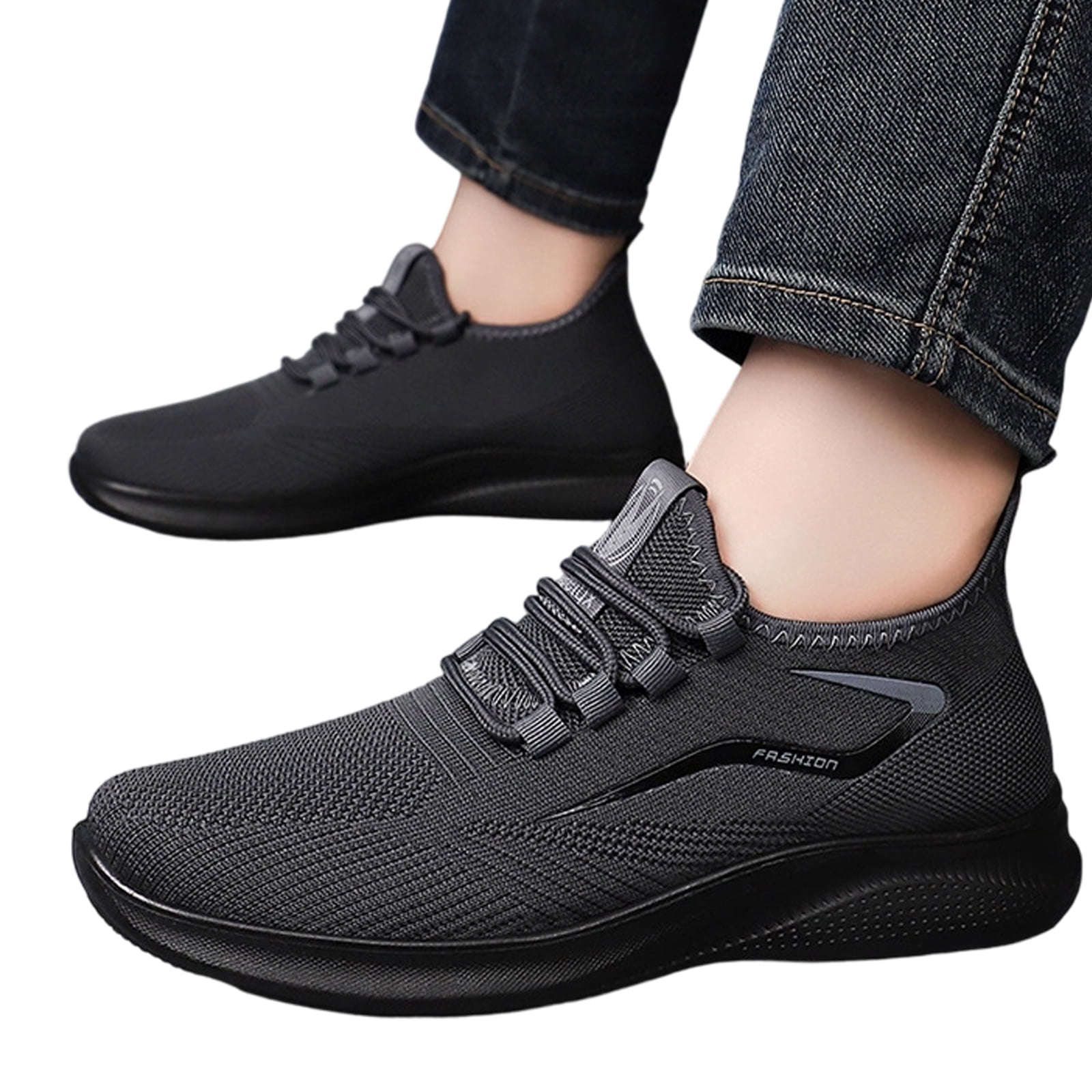 Bowling Shoes Men Orthopedic Shoes with Arch Support Slip On Wide with ...