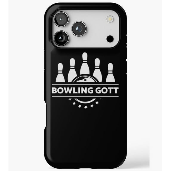 Bowling, Simple Sports and Hobby Themed Minimalist Graphic Design ...