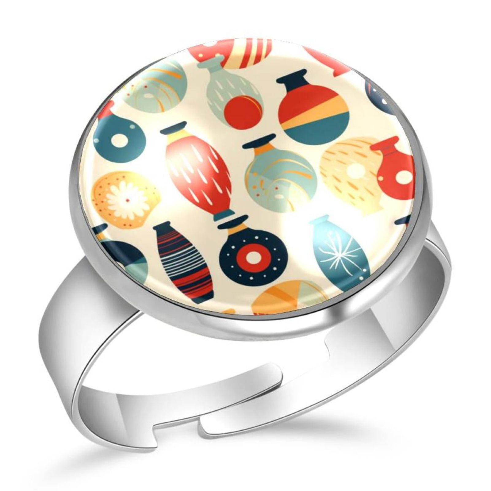 Bowling Stainless Steel Adjustable Finger Ring with Unique Pattern for ...