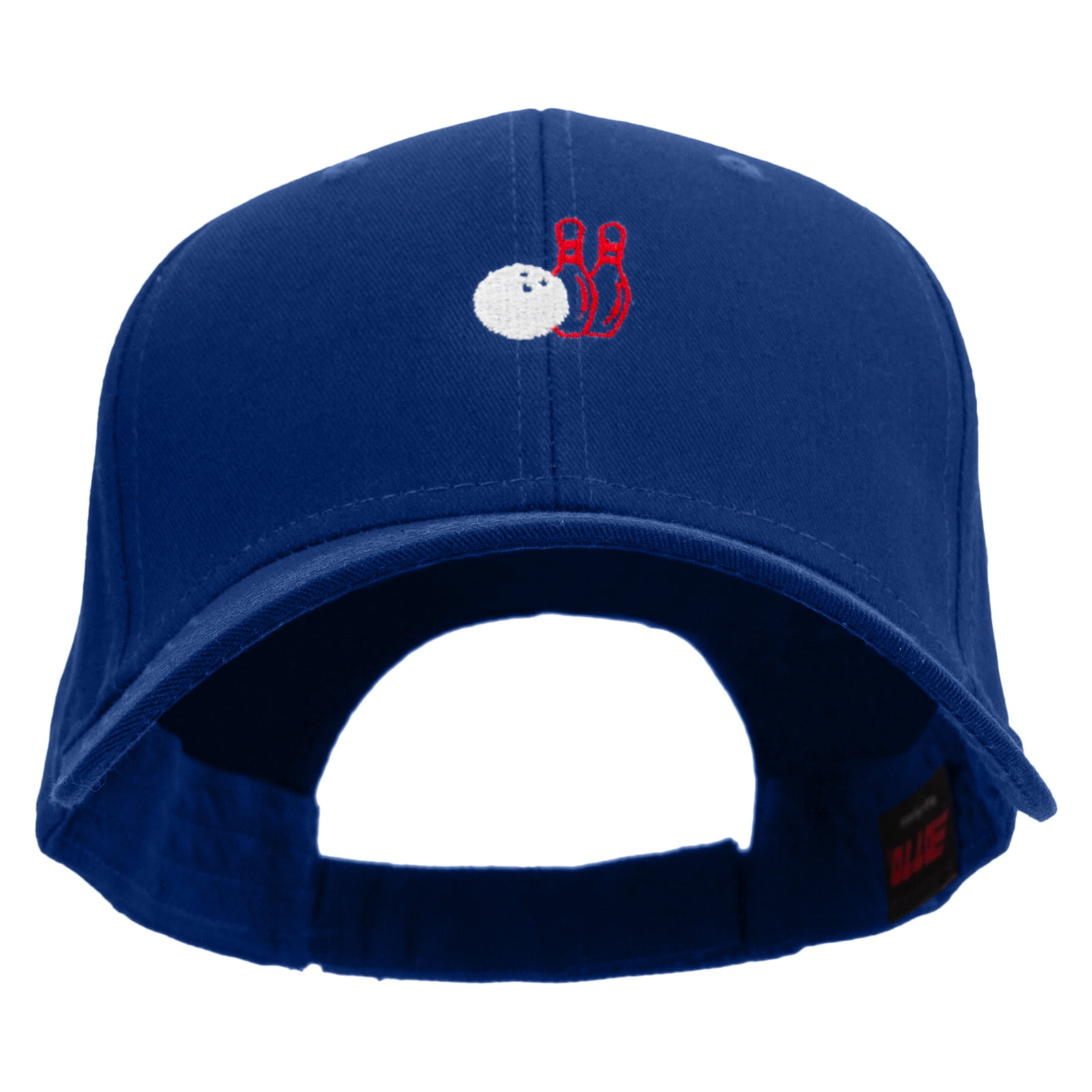 Bowling with Ball Logo Embroidered Low Profile Cap - Royal OSFM ...