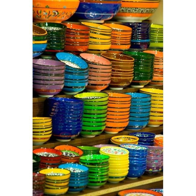 Bowls & Plates on Display for Sale at Vendors Booth Spice Market ...