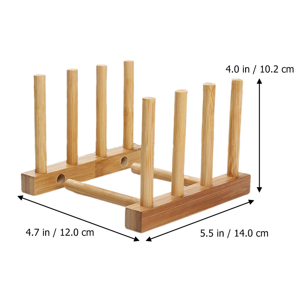 Bowls Wood Storage Rack Three Lattice Storage Rack Dish Storage Rack ...