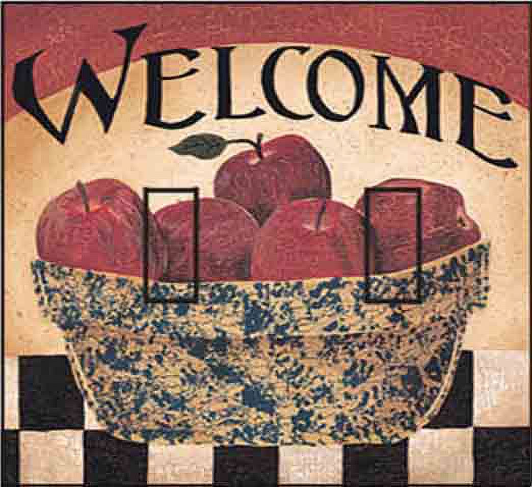 Bowls of Apples Double Toggle SwitchStix Peel and Stick Art Deco Switch ...