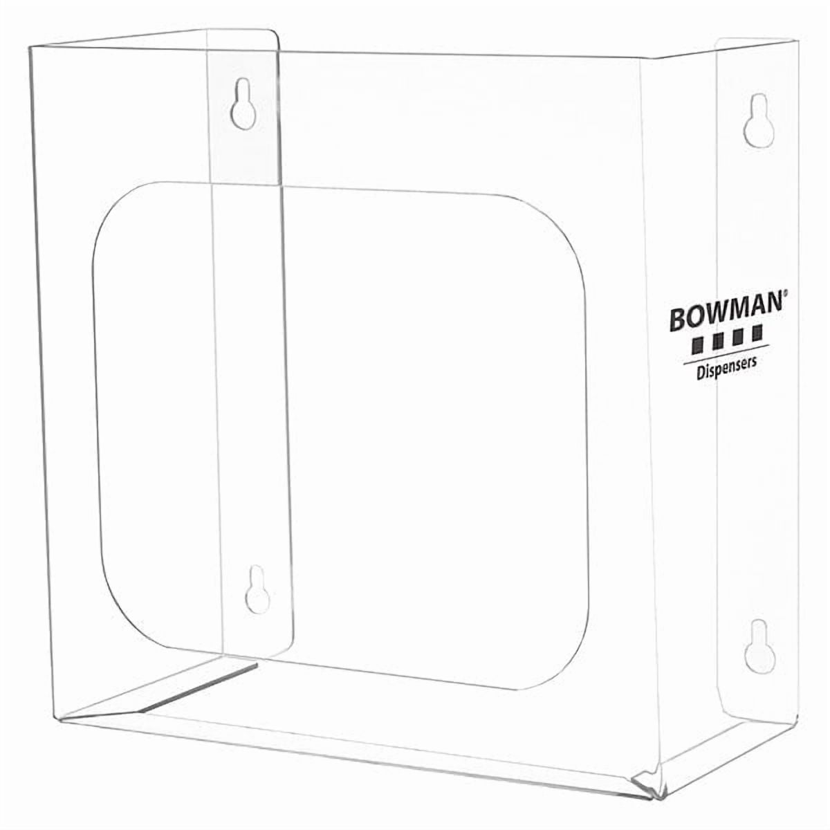 Bowman Dispensers Bouffant/Shoe Cover Dispenser,Clear,PETG BP-007 ...