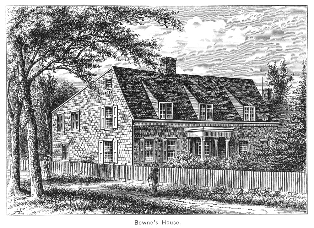 Bowne House 1661. Nthe Bowne House Built In 1661 By John Bowne In ...