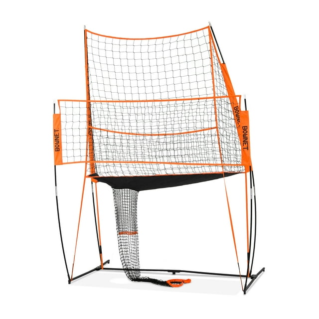 Bownet Portable Indoor/Outdoor Volleyball Training Equipment, Driveway ...