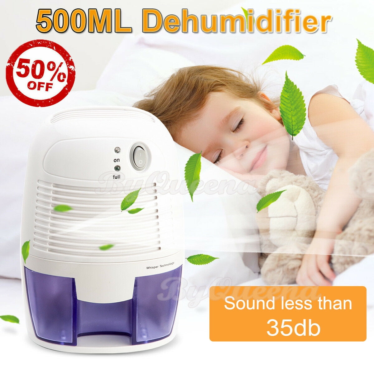 Bowoshen Portable Dehumidifier Air Dryer Office Home Moisture ...