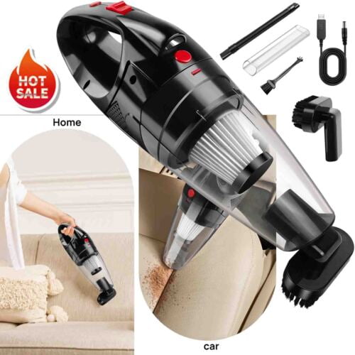 Bowoshen Vacuum Cleaner High Power, Upgraded 1200W Wet & Dry Handheld ...