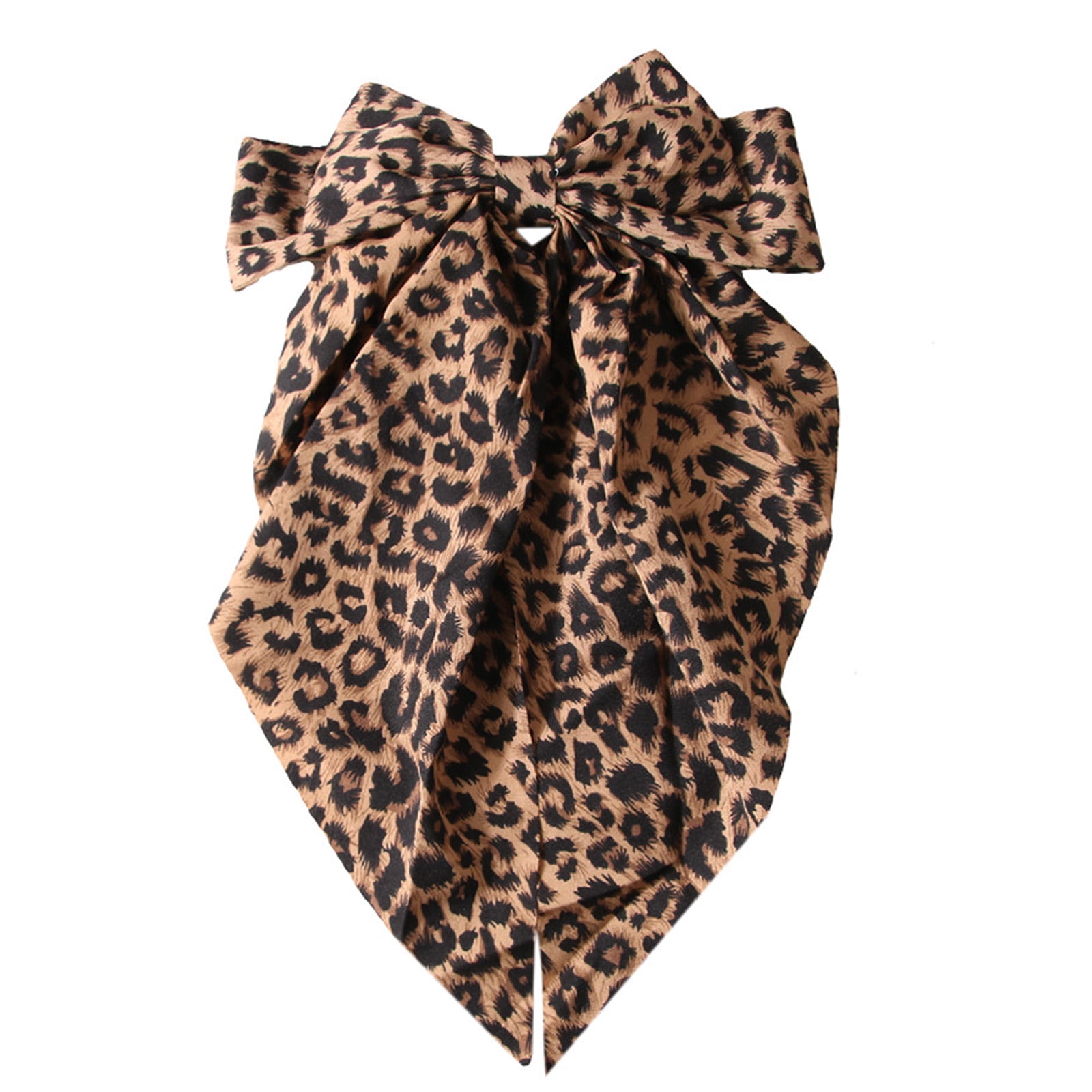 Bows Barrette Hair Clip 2000s Trend Side Clip Christmas Leopards Print ...
