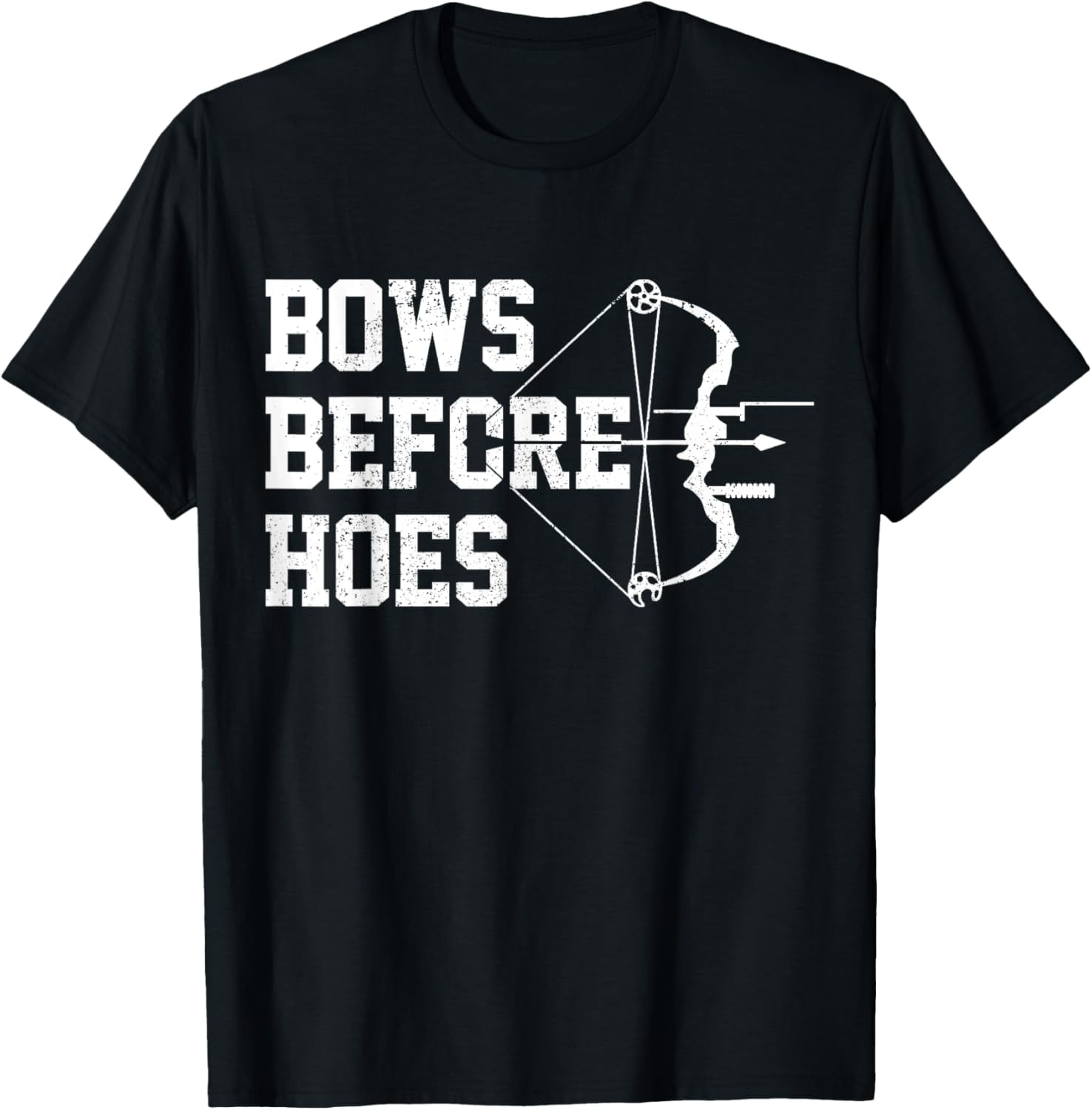 Bows Before Hoes Archery Bow Hunting Funny Archer Gift Funny Creative ...