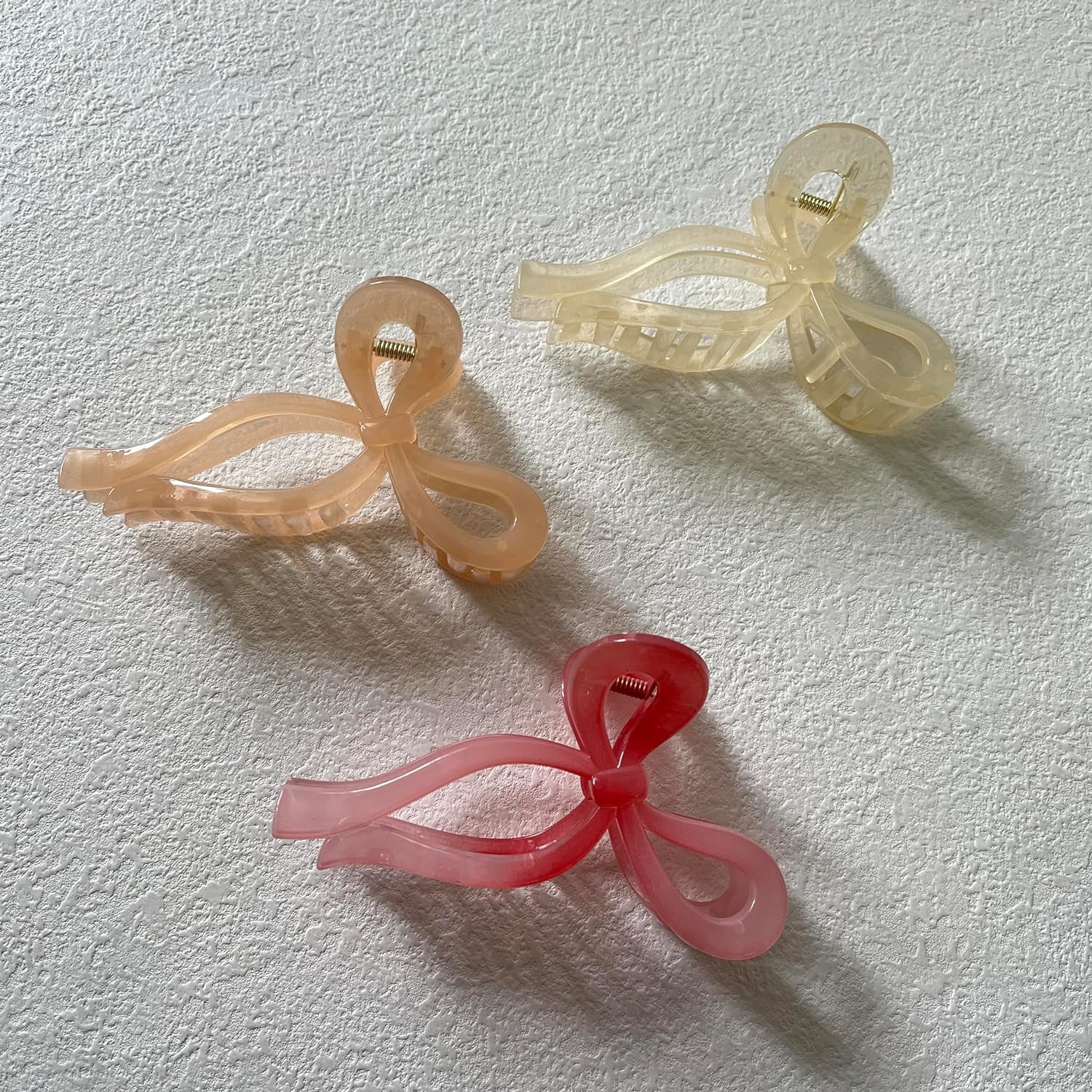 Bows Claw Clips for Women 5.1 Inch Claw Clips for Thick Hair Bows for ...