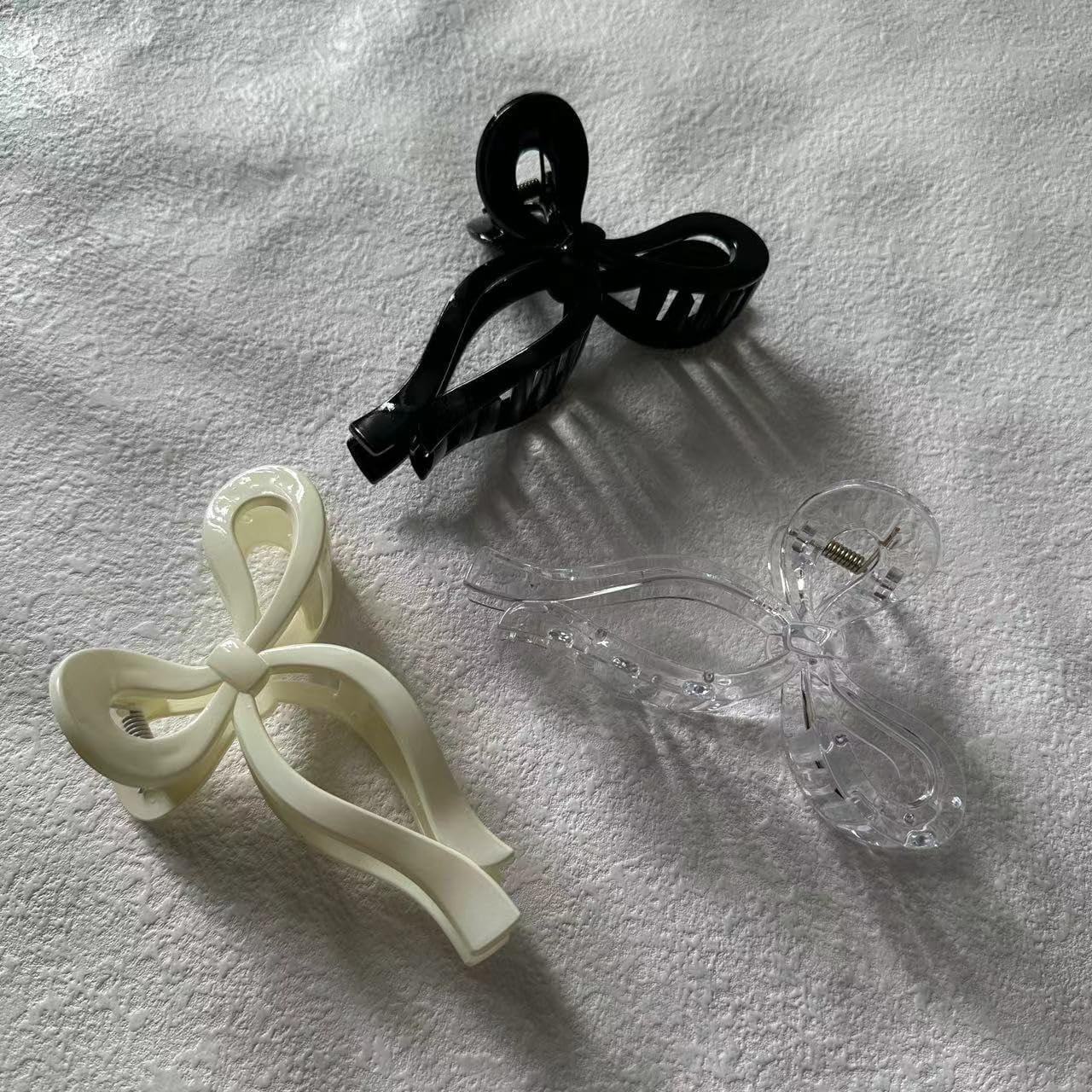 Bows Claw Clips for Women 5.1 Inch Claw Clips for Thick Hair Bows for ...