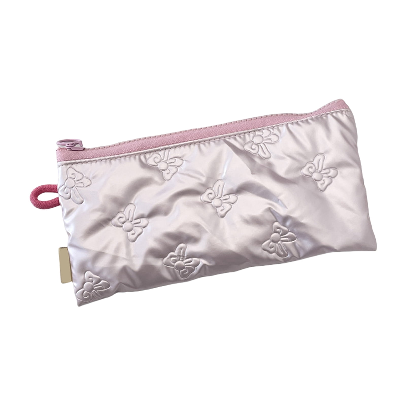 Bows Coin Purse Portable Pencil Case Change Bag Quilted Change Purse ...