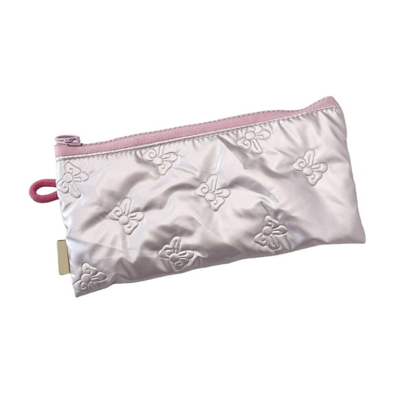 Bows Coin Purse Portable Pencil Case Change Bag Quilted Change Purse ...