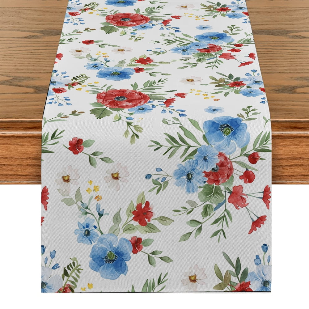 Bows Dining Table Runner for ration for Dining Room Flowers Table ...