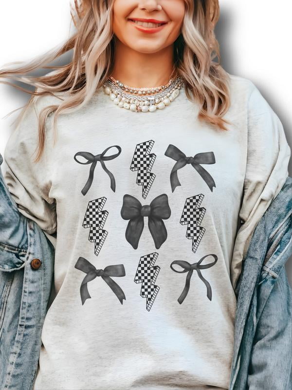 Bows & Lightning Bolts ~ Unisex Apparel Relaxed Fit Clothing Womenswear ...