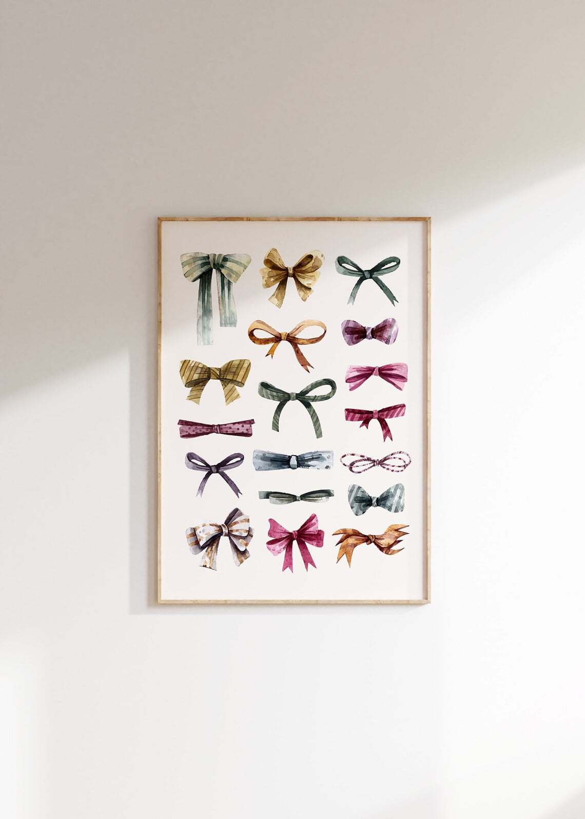 Bows Poster Coquette Balletcore Wall Art Poster Decor For Living Room ...