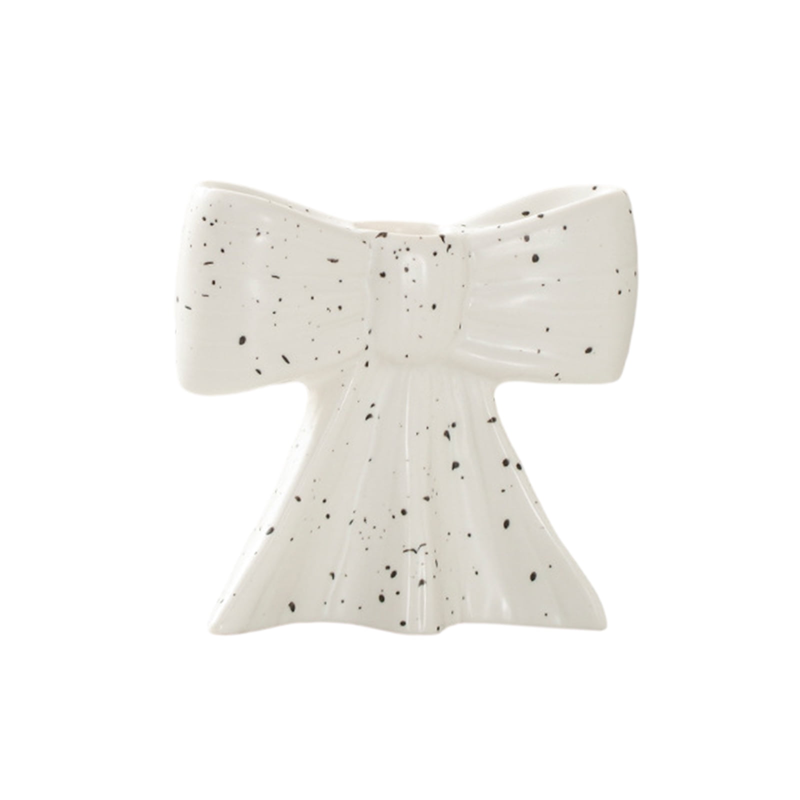 Bows Shaped Ceramic Scented Candle Holder Candlestick, Decorative Bow ...