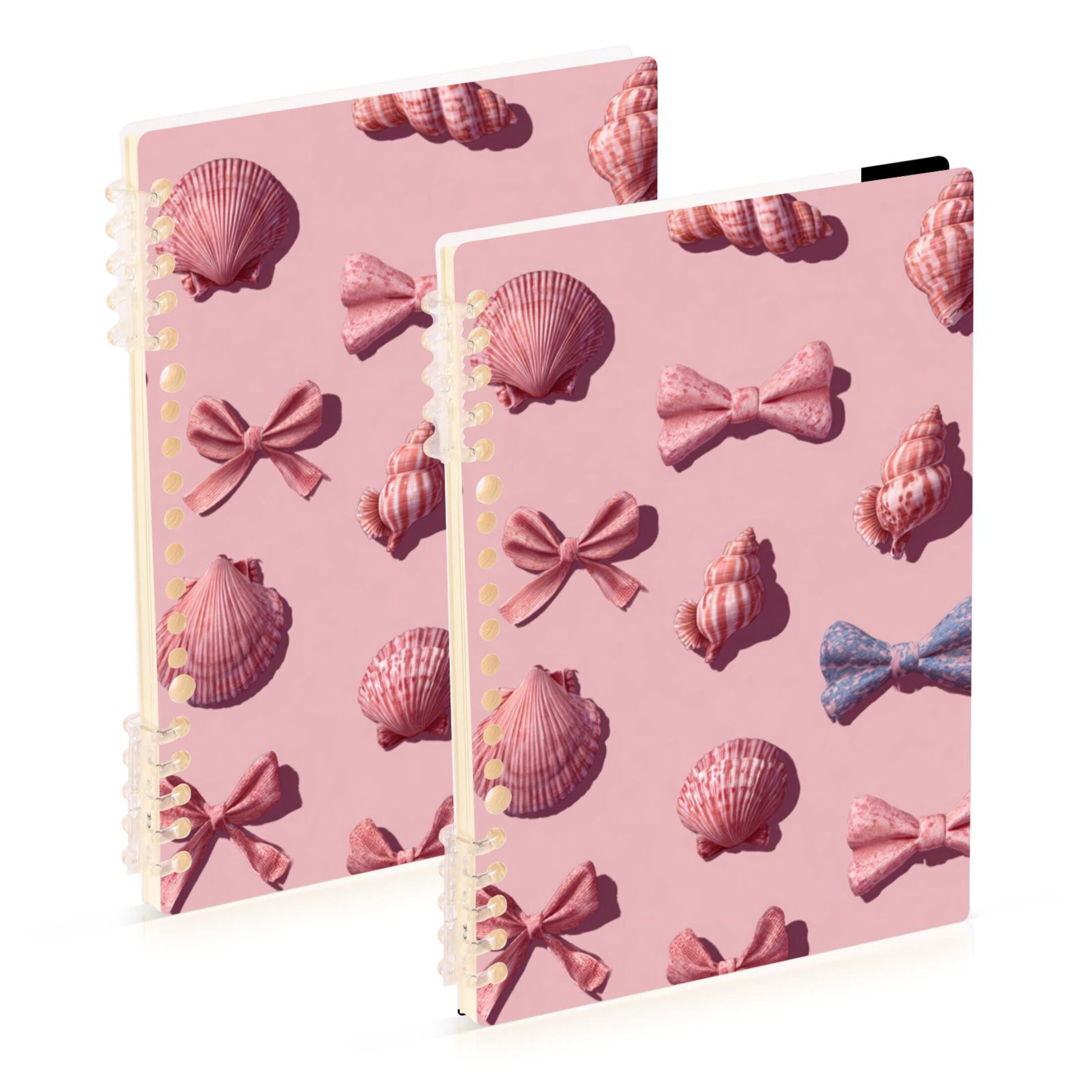 Bows Shells 3d Notebook Detachable Coil Notebook Diary Plan Book A5 ...