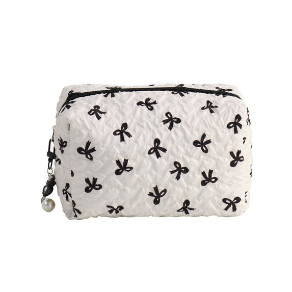 Bows Toiletry Bag Large Capacity Makeup Bag Aesthetic Cosmetic Bag ...