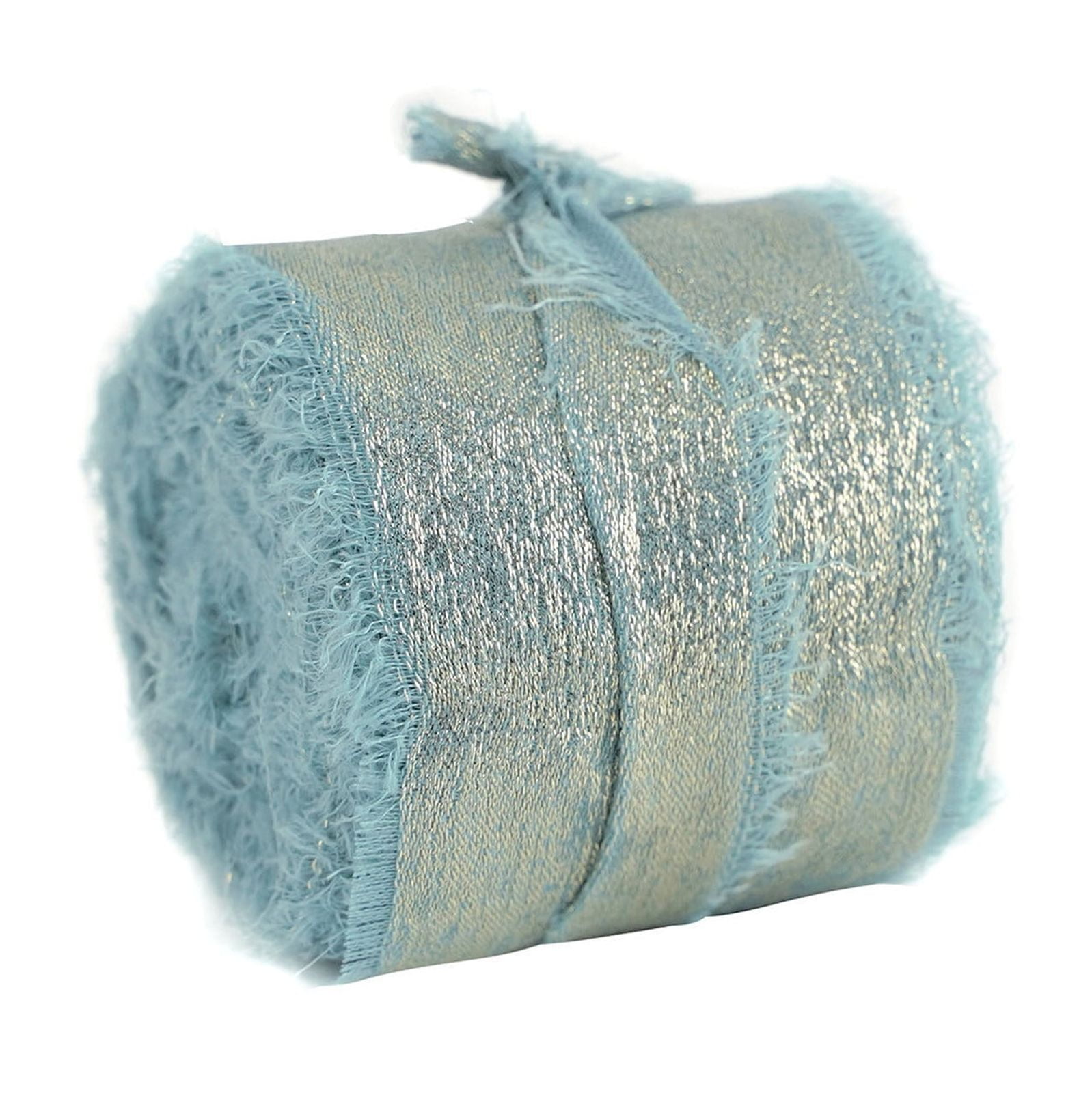 Bows for Christmas Tree Flash Bronzing Chiffon Hand Tear Rawer Ribbon ...