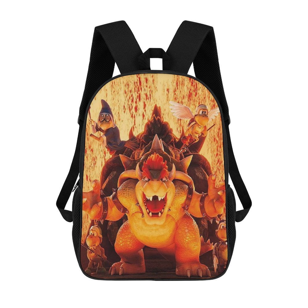 Bowser Bros 17 inch Backpack Shoulder Bags Lightweight Laptop Book Bag ...