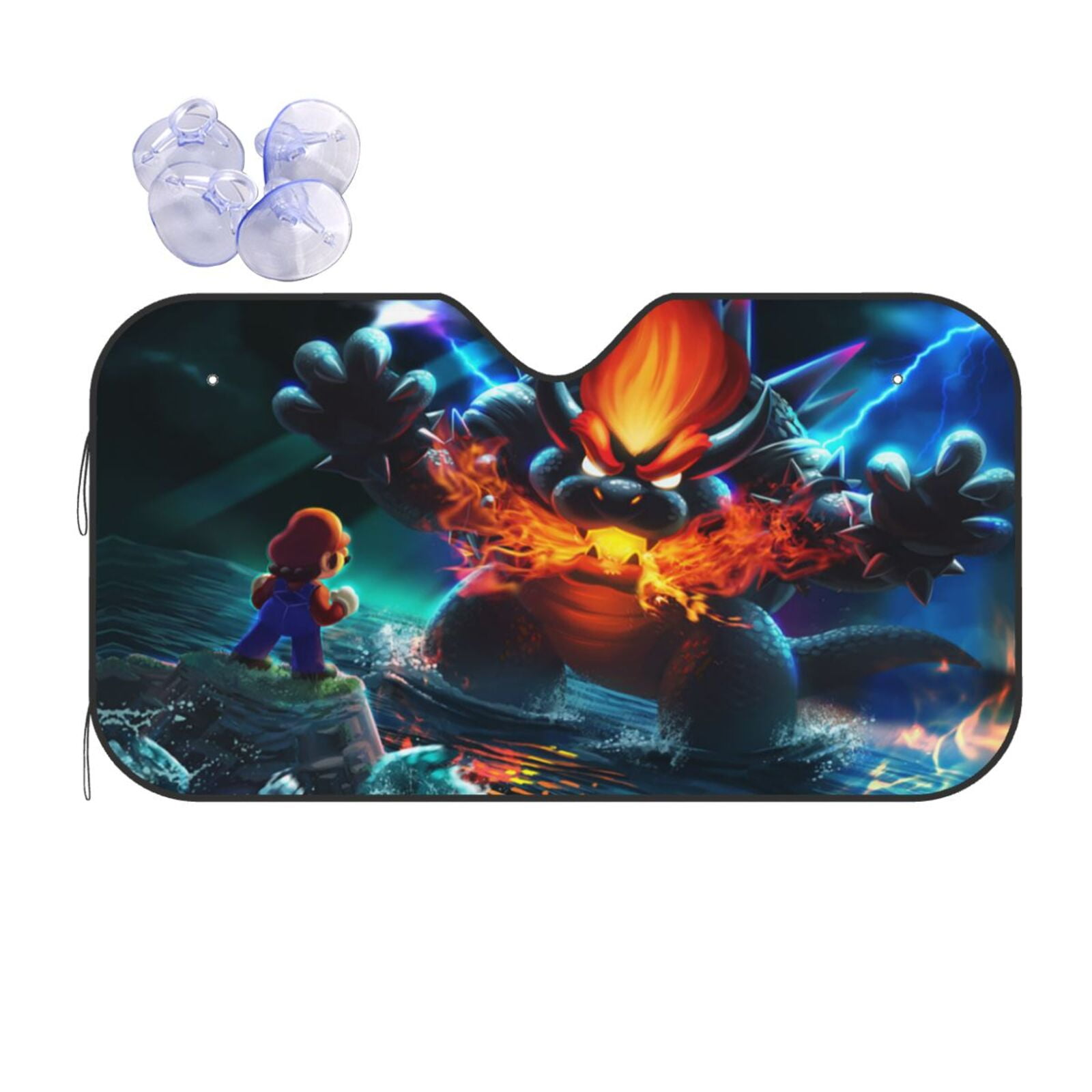 Bowser Car Windshield Automotive Sun Shade Foldable Front Windshield ...