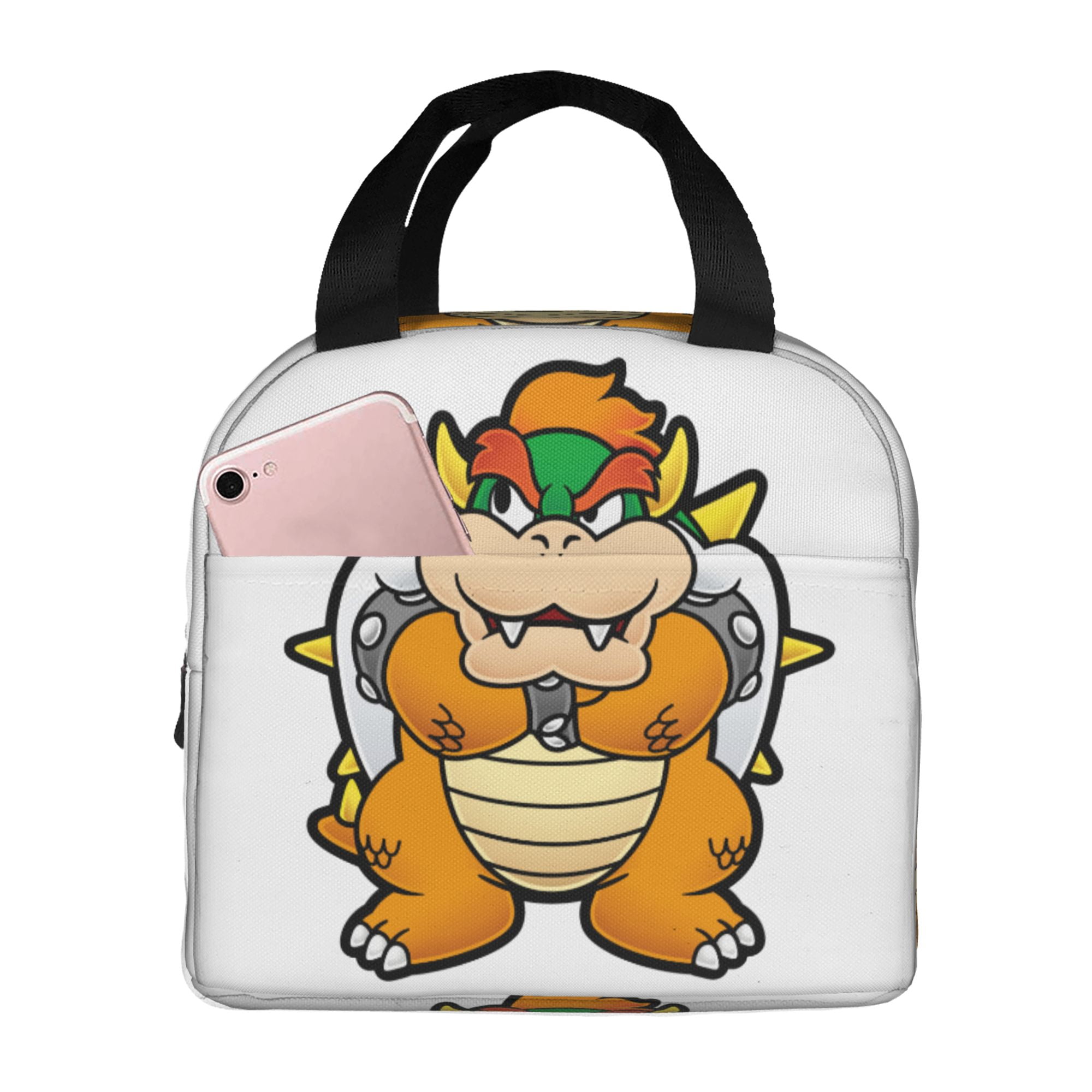 Bowser Catoon Koopa Insulated Lunch Box for Women & Men, Reusable Lunch ...