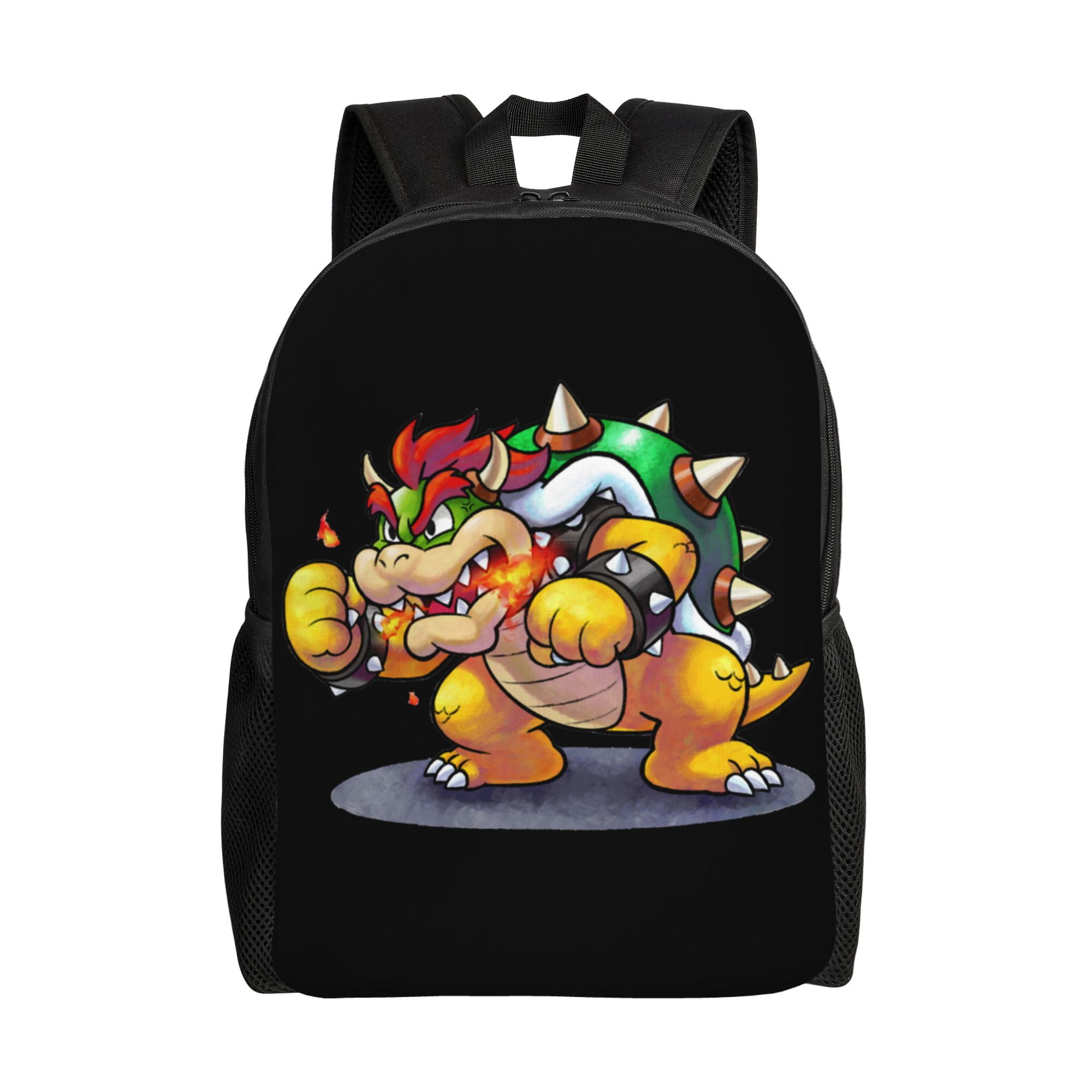 Bowser Catoon Koopa Large Capacity Laptop Backpack Lightweight Casual ...
