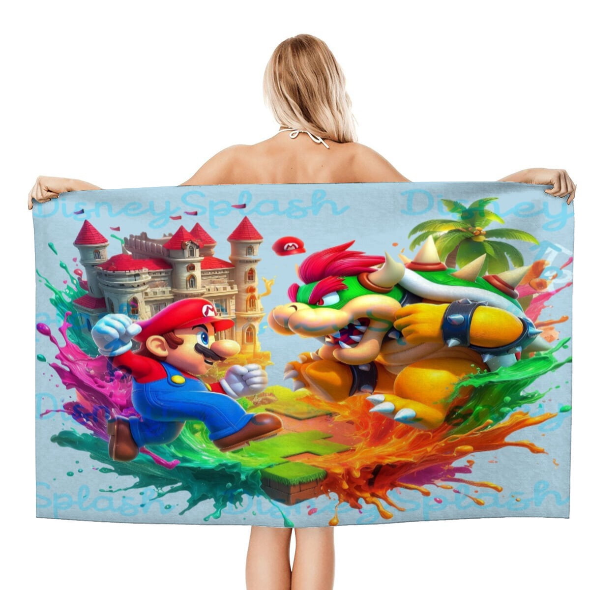 Bowser Gifts Beach Towel for Women Girl Birthday Inspired Fan Bath ...
