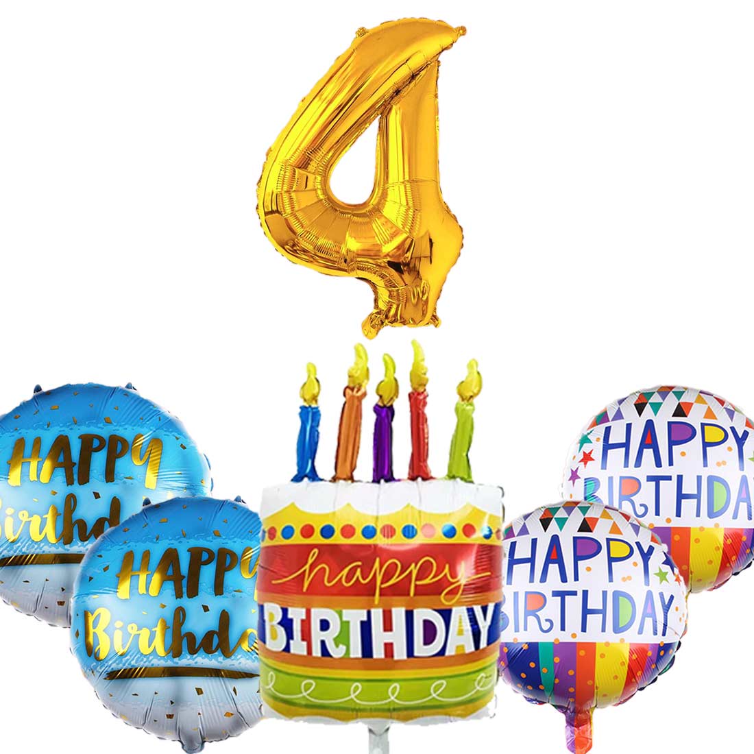 Bowser King Koopa Balloons Party Supplies 4th Big Number Decorations ...