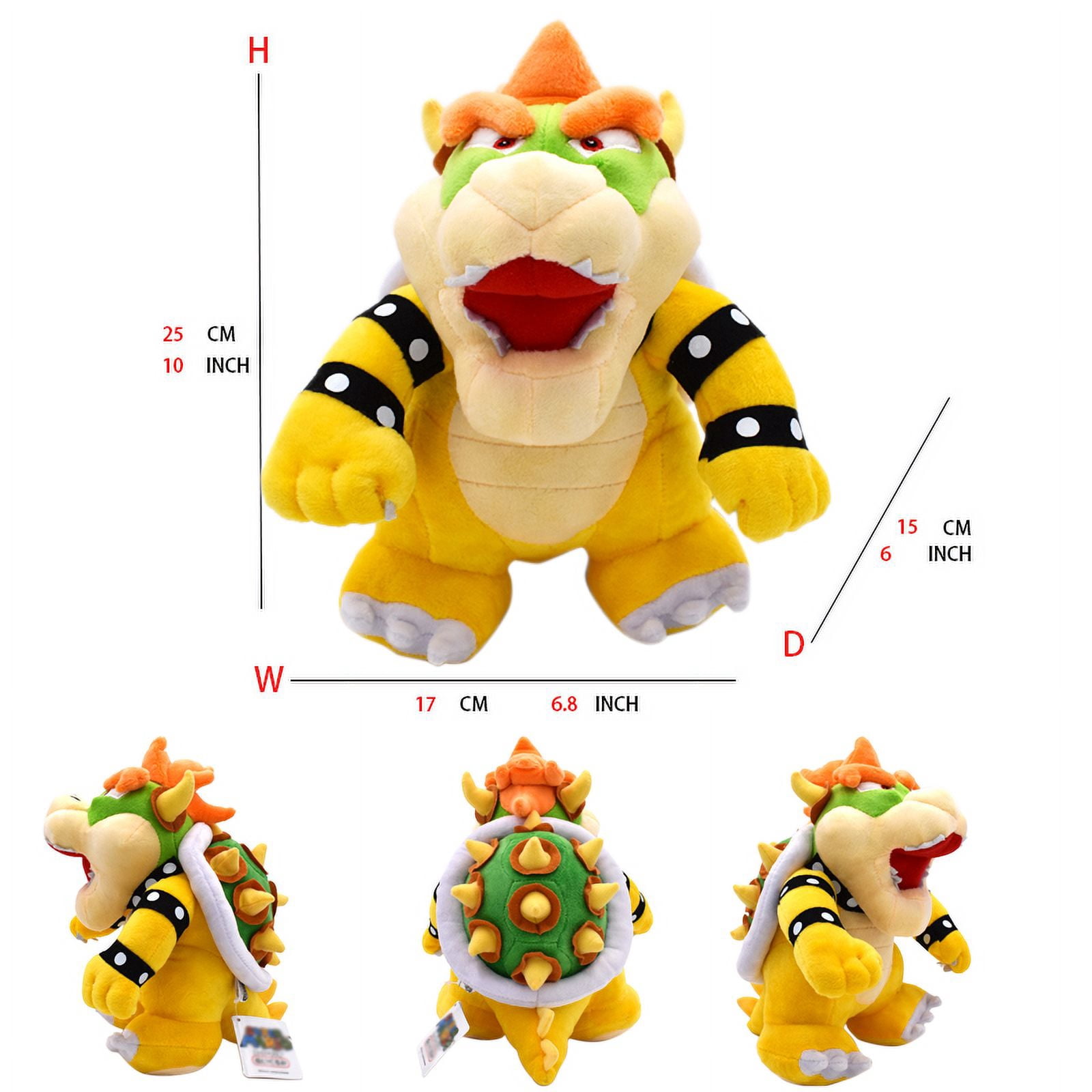 Bowser Koopa Plush Toys Stuffed Cartoon Peluche Dolls Gift For Kids ...