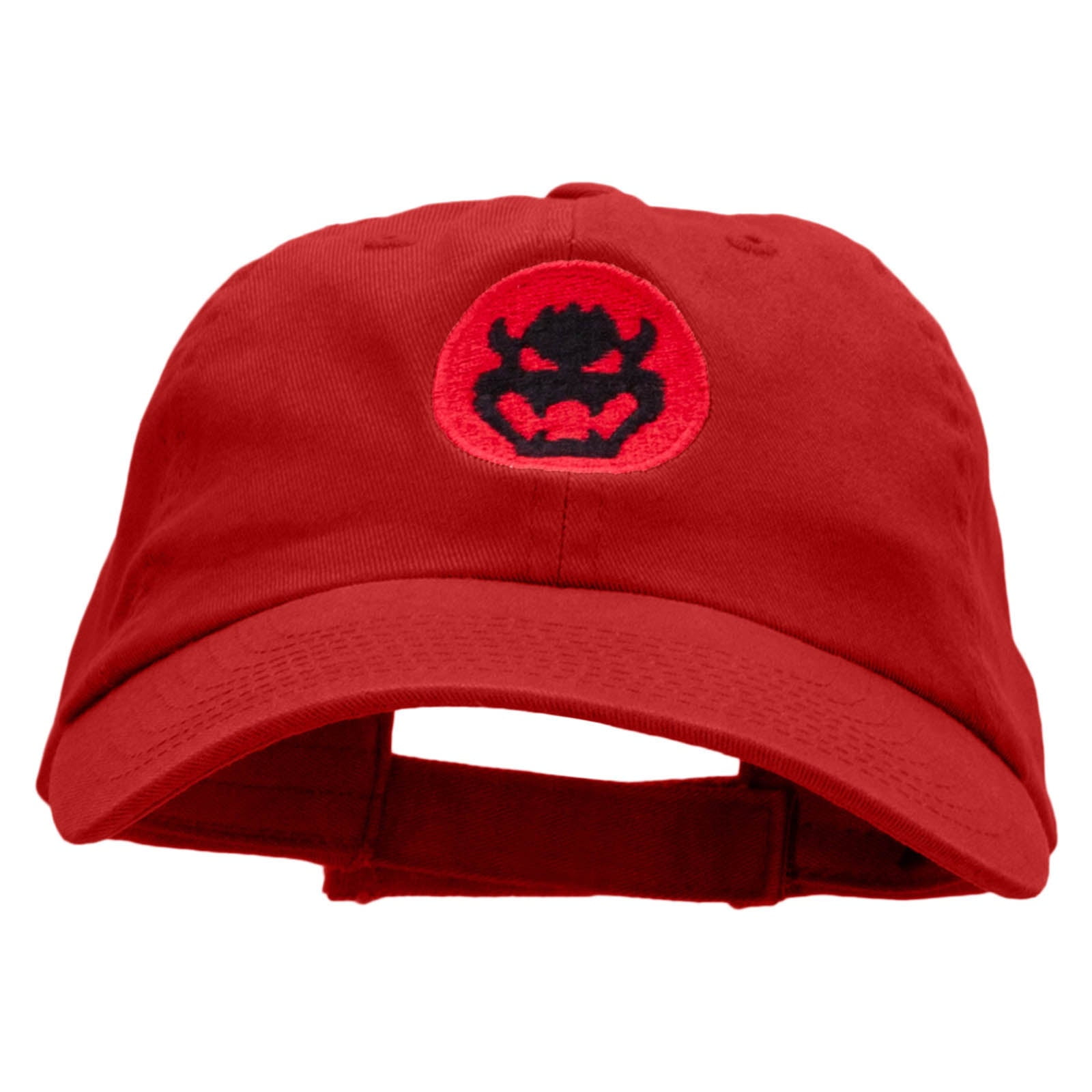 Bowser Silhouette Embroidered Low Profile Dyed Cotton Twill Cap - Red ...